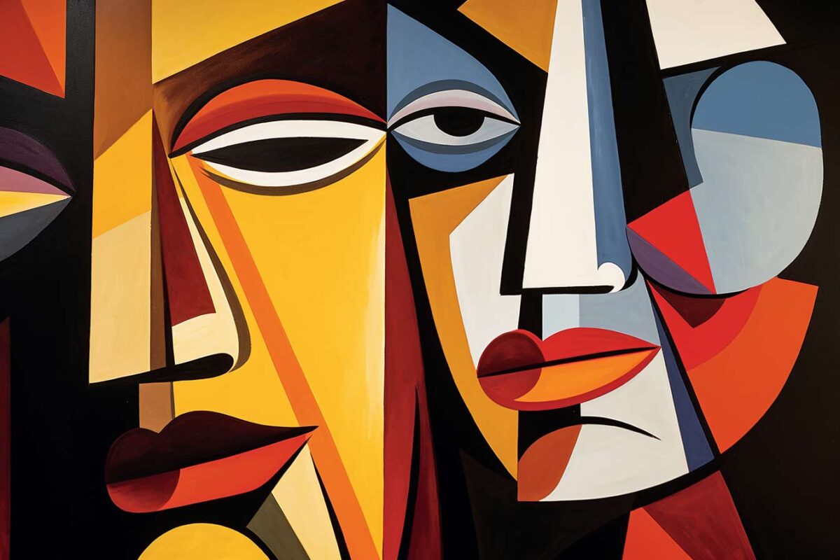 The Revolutionary Essence of Abstraction in Art: Paintings in Cubist Style