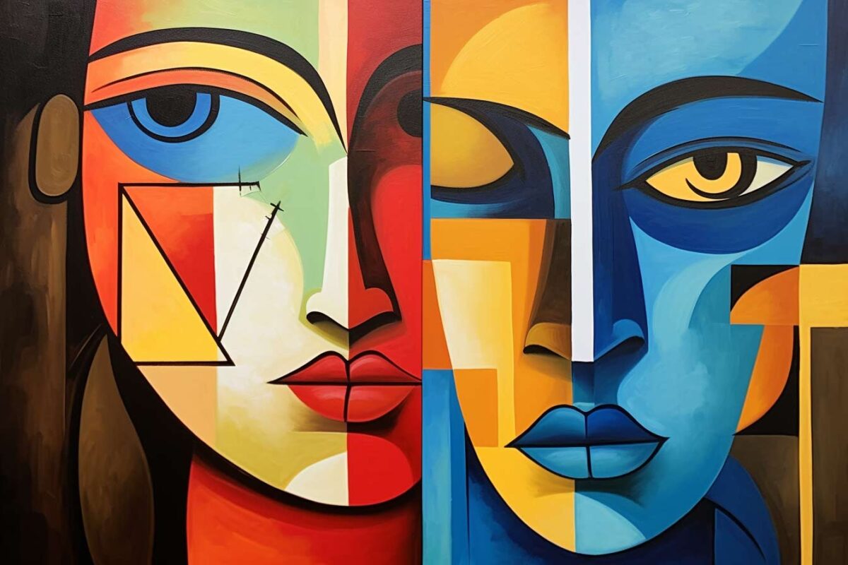 The Revolutionary Essence of Abstraction in Art: Paintings in Cubist Style
